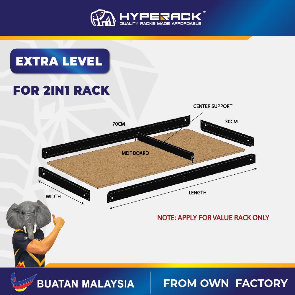 HYPERACK ™️ 2IN1 Rack Extra Level Tambah Tingkat ONLY APPLICABLE TO ...