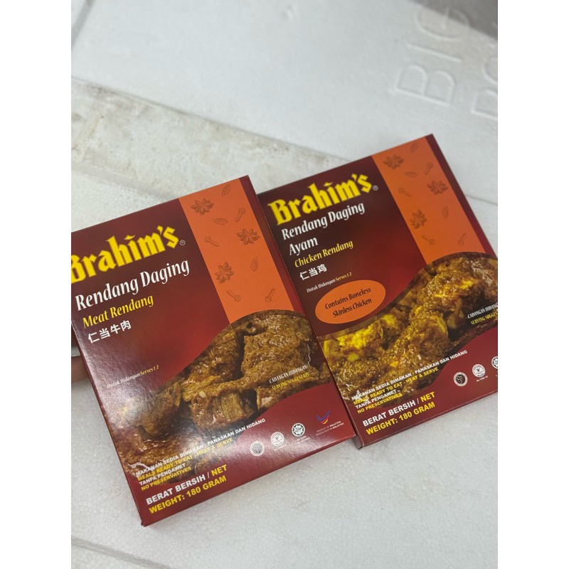 BRAHIM’S RENDANG DAGING MEAT RENDANG READY TO EAT | Shopee Malaysia