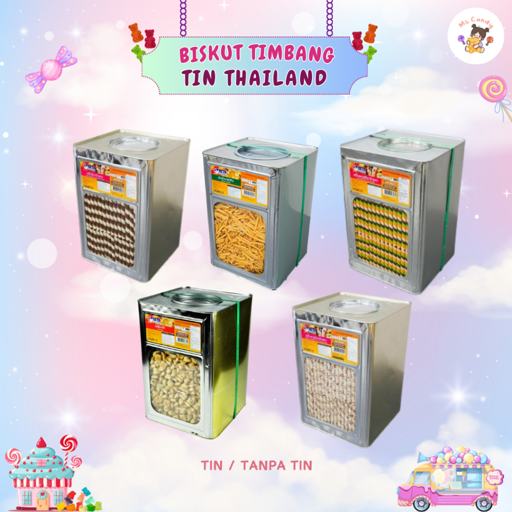 [ TIN ] PELBAGAI BISKUT TIMBANG | THAILAND | PANDAN ROLL | ZEBRA ROLL ...