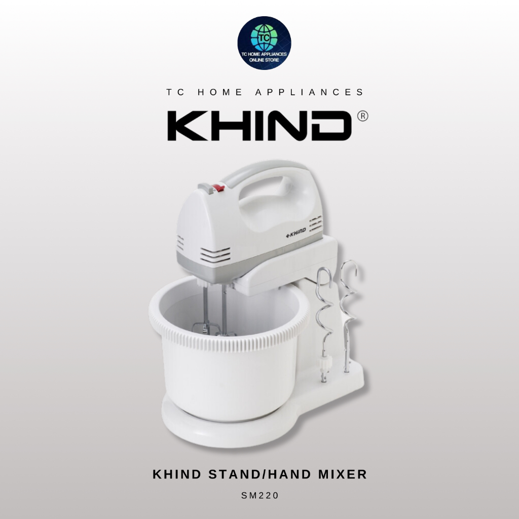 KHIND STAND/HAND MIXER (SM220) | Shopee Malaysia