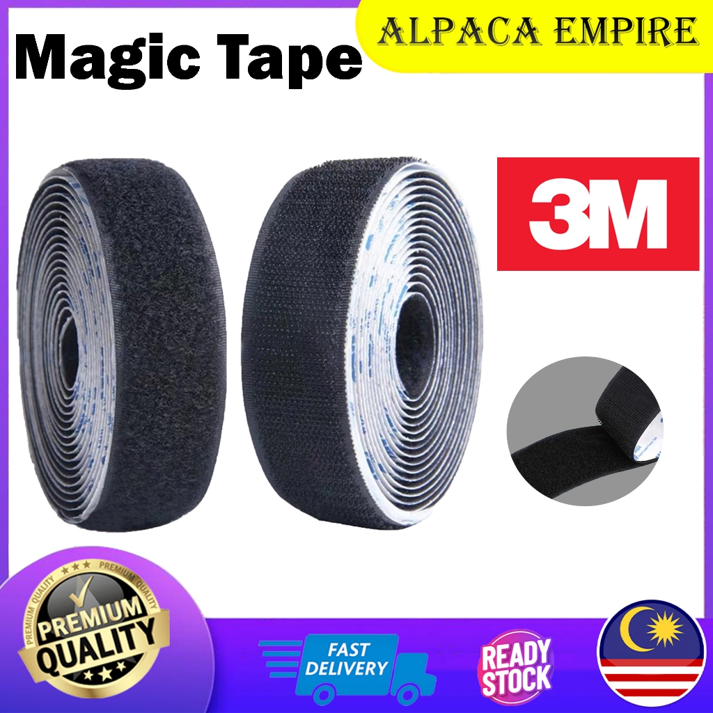 Velcro Magic Tape Hooks and Loops Self-Adhesive Tape Fastener 2cm 3cm ...