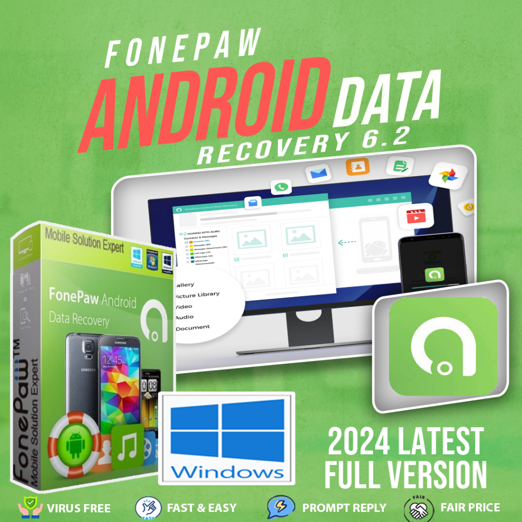 FonePaw Android Data Recovery 6.2 2024 Latest Full Version | Lifetime ...