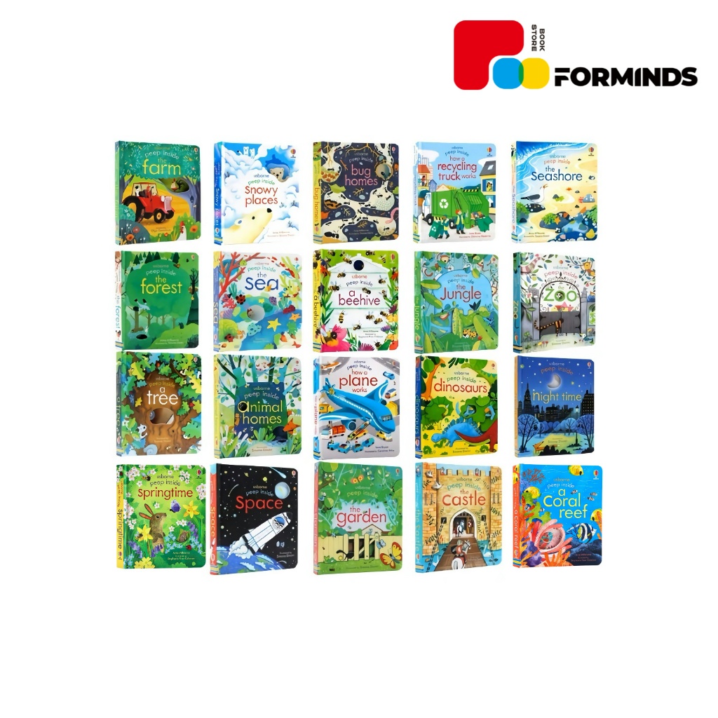 FORMINDS English Encyclopedia Book【Usborne Peep Inside Lift-the-flap】3D ...