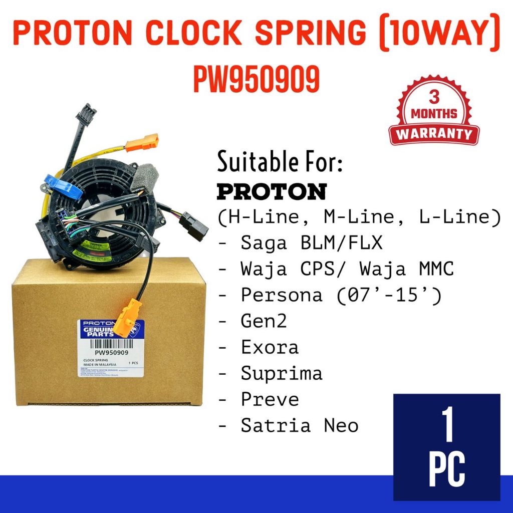【100% ORIGINAL】PROTON JAM SPRING/ CLOCK SPRING (PW950909) - SAGA BLM ...