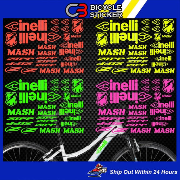 Cinelli bicycle sticker cinelli mash sticker / SB06 | Shopee Malaysia