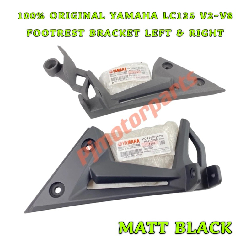 LC135 NEW V2 V3 V4 V5 V6 V7 LC Fi V8 (100% ORIGINAL YAMAHA) LEFT RIGHT LH RH REAR FOOTREST ...