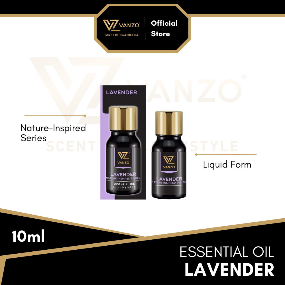 VANZO Nature-Inspired Series Essential Oil - Lavender (10ml) | Shopee ...