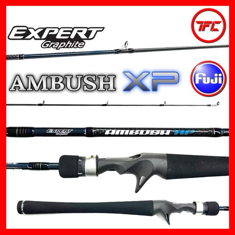 Expert Graphite Ambush XP Baitcast & Spinning Fishing Rod UL L ...