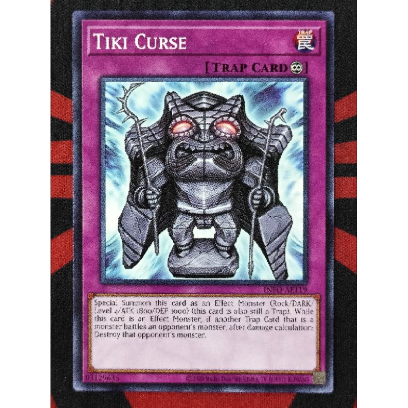YUGIOH KONAMI INFO-AE119 Tiki Curse (Common) | Shopee Malaysia