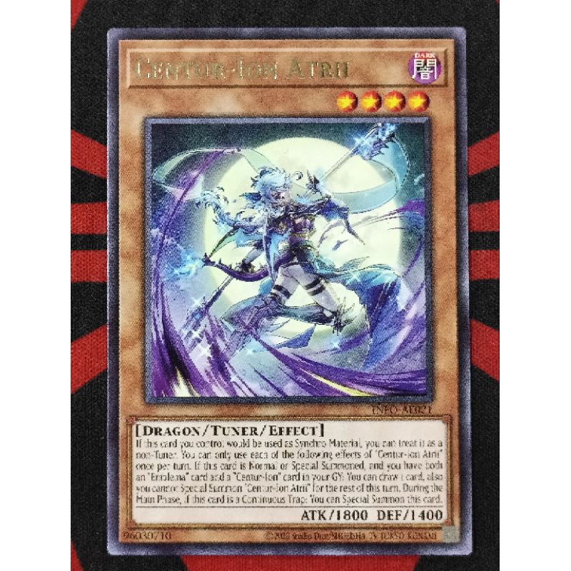 YUGIOH KONAMI INFO-AE021 Centur-Ion Atrii (Rare) | Shopee Malaysia