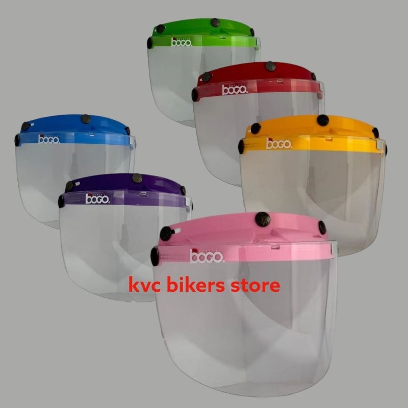 BOGO VISOR CLEAR 3 BUTTON BG-05 (CAP COLOUR) | Shopee Malaysia