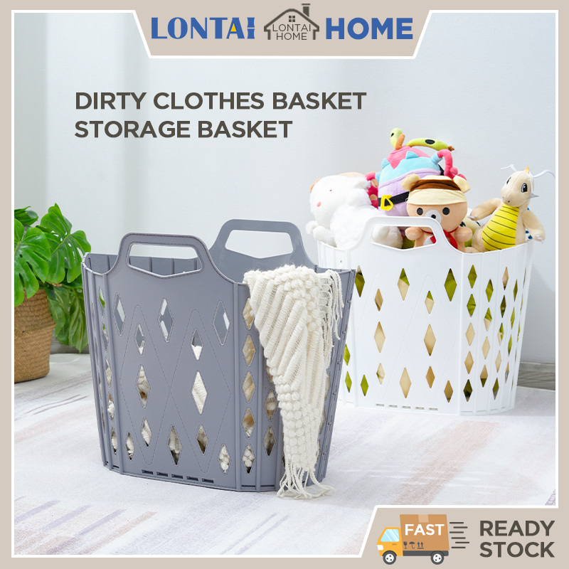 Folding Laundry Basket Multifunctional Dirty Clothes Basket Household ...