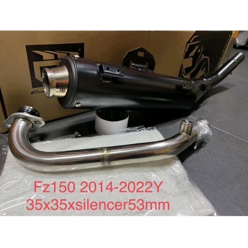 CJ IPOH EXHAUST PIPE FZ150 V1 -V3 VFM CFB EX38 32MM 35MM 38MM | Shopee ...
