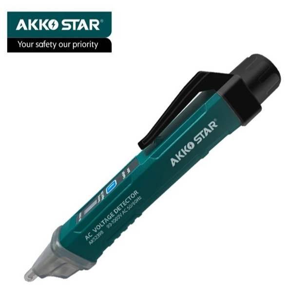 TOLL| AKKO STAR 1000V Pen Type AC Voltage Detector With Flashlight LCD ...