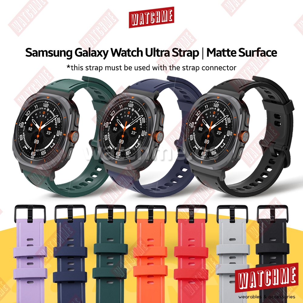 Samsung Galaxy Watch Ultra Strap, Matte Surface Series 22mm, Black ...