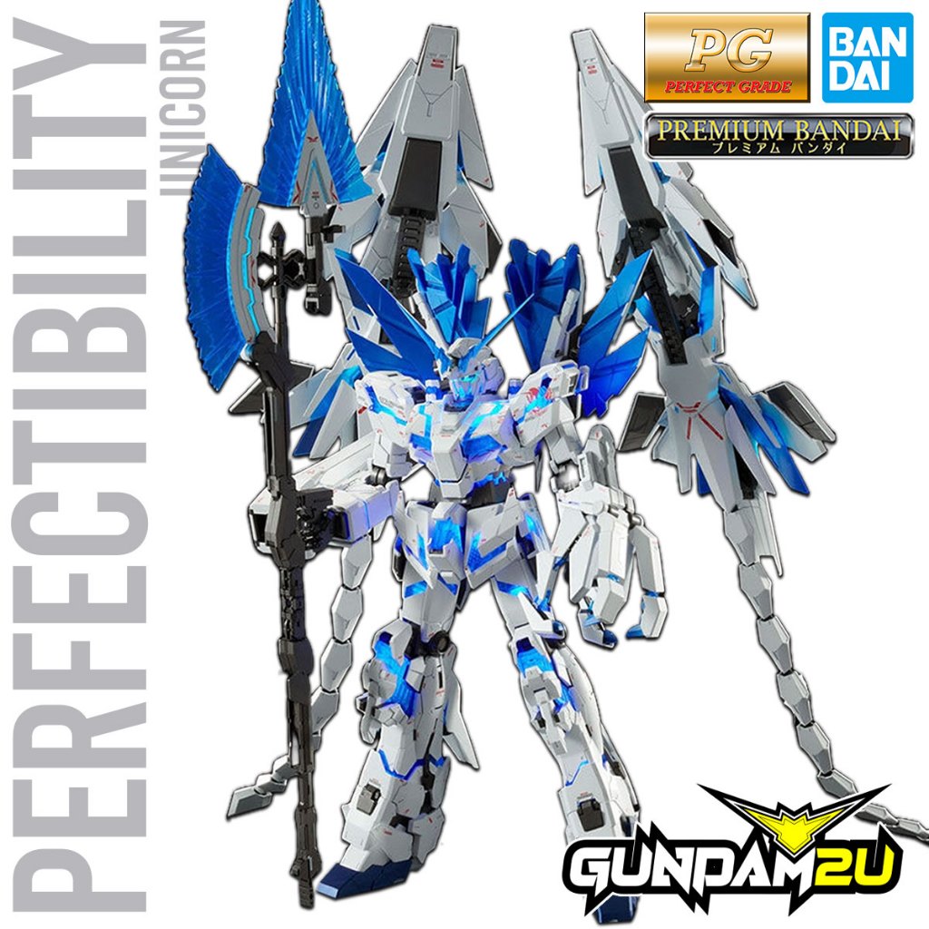 P-BANDAI PG 1/60 Unicorn Gundam Perfectibility - Perfect Grade Gundam UC Plastic Model Kit ...
