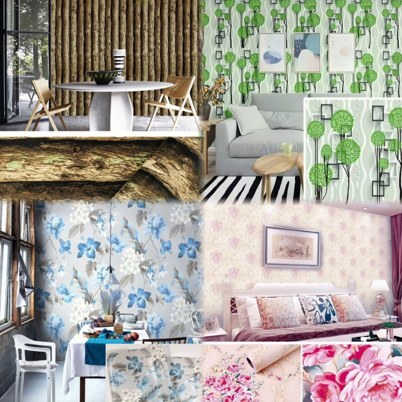 No.8 Wallpaper sticker DIY PVC 45cm x 10meter Self adhesive pvc water ...