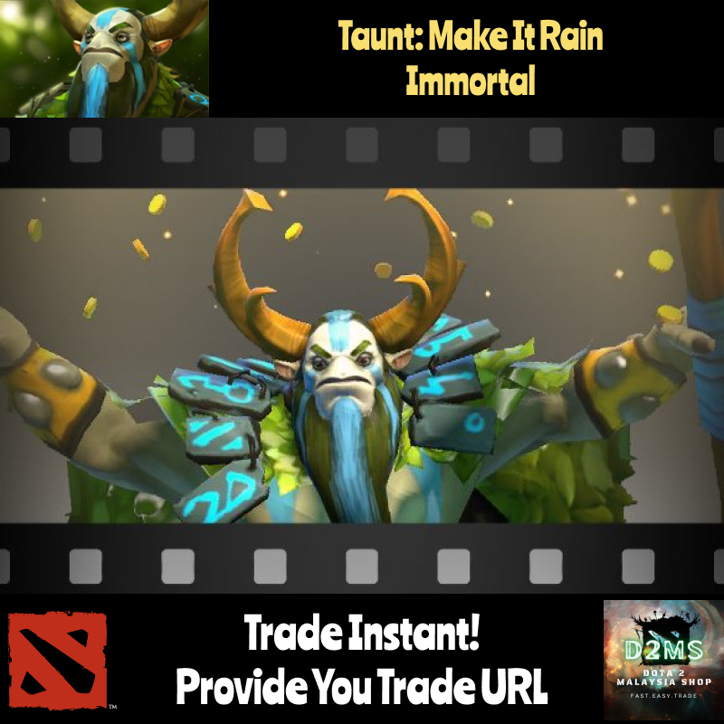 Dota2 Nature's Prophet (Np) Taunt: Make It Rain Immortal | Shopee Malaysia