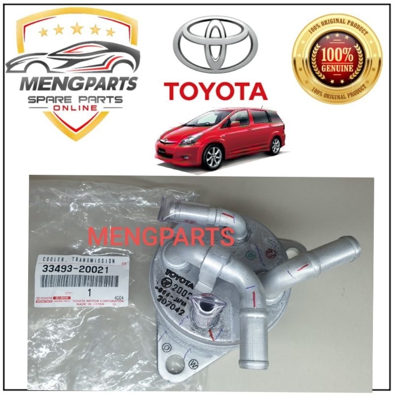 ORIGINAL TOYOTA WISH 1 8 ZNE10 AUTO TRANSMISSON COLLER 33493-20021 ...