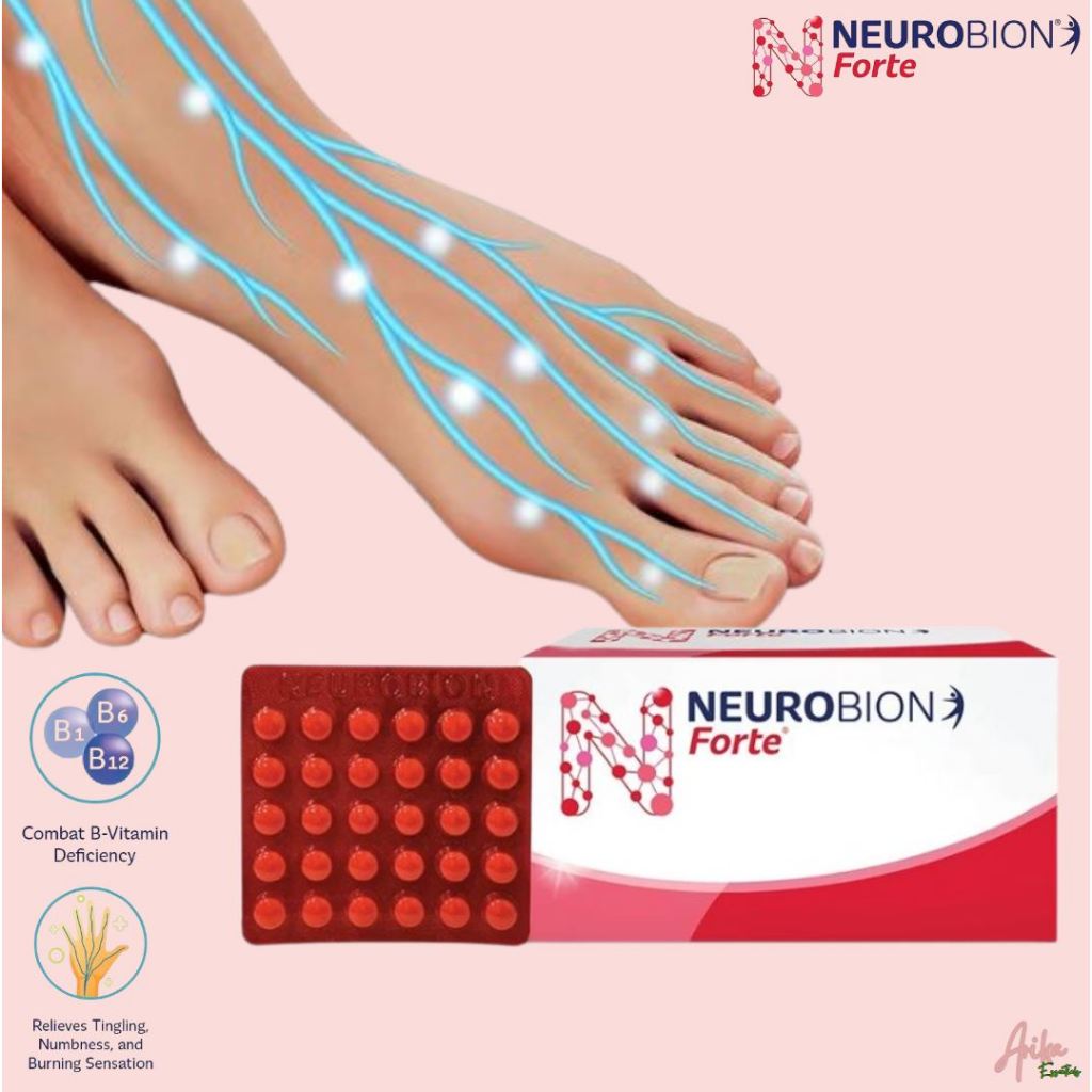 Neurobion Forte 30 tablets (1 Strip - without box ) | Shopee Malaysia