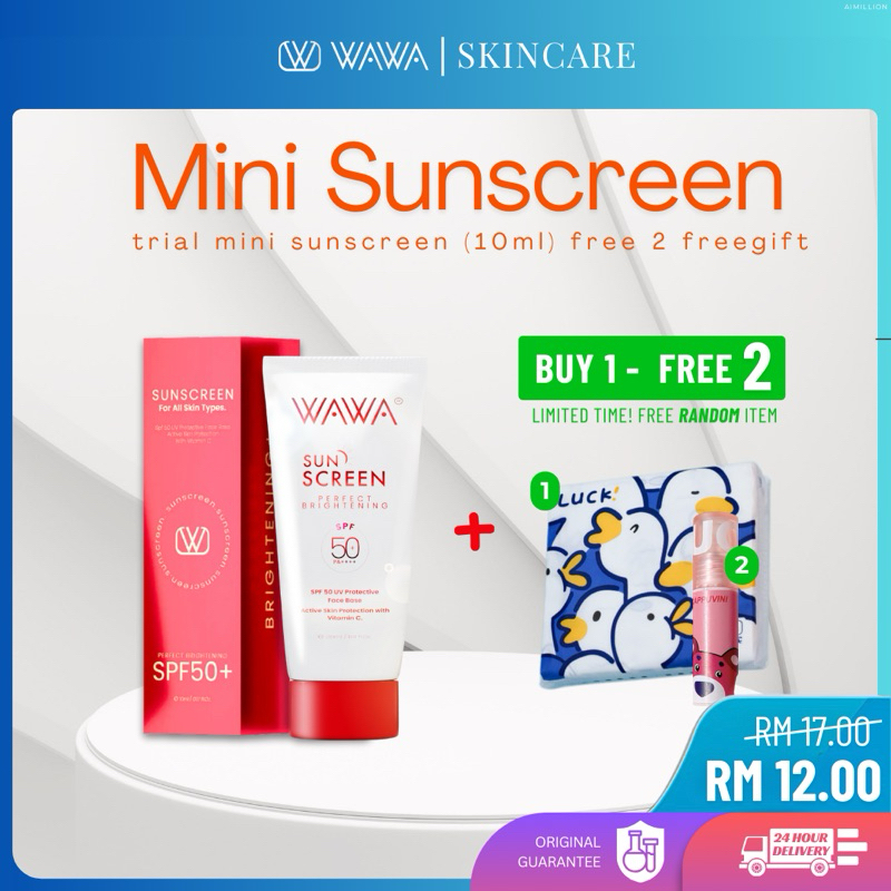 WAWA MINI SUNSCREEN ( 10ml ) | Shopee Malaysia