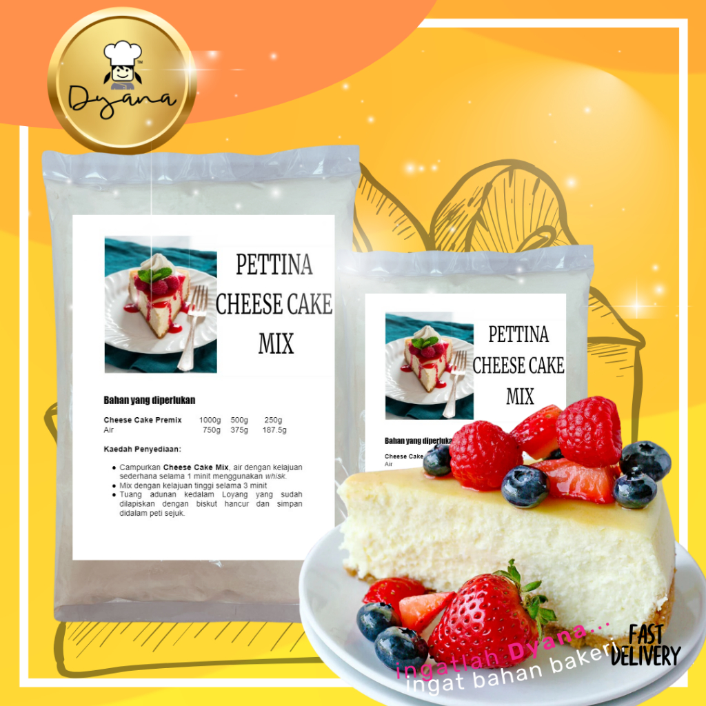 Pettina Cheese Cake Mix 250g / 500g | Shopee Malaysia