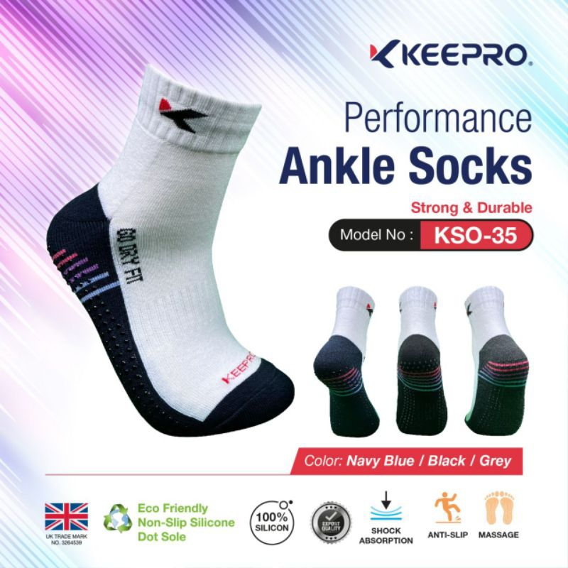 KEEPRO KSO-35 SPORTS SOCKS | Shopee Malaysia