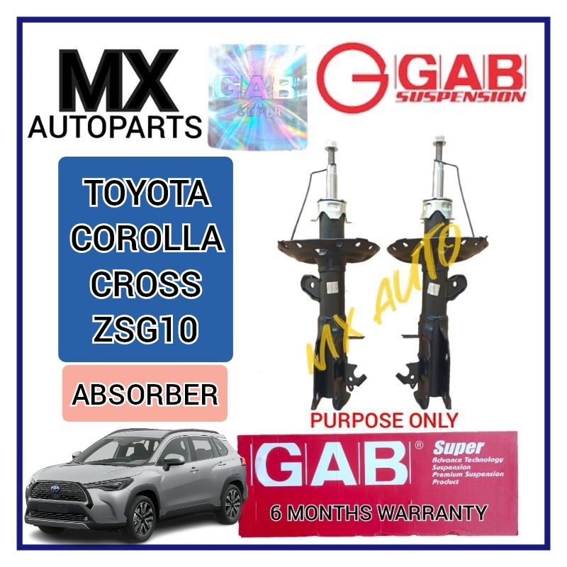 ORIGINAL GAB SUPER SUPER PREMIUM ABSORBER TOYOTA COROLLA CROSS 1.8 ...