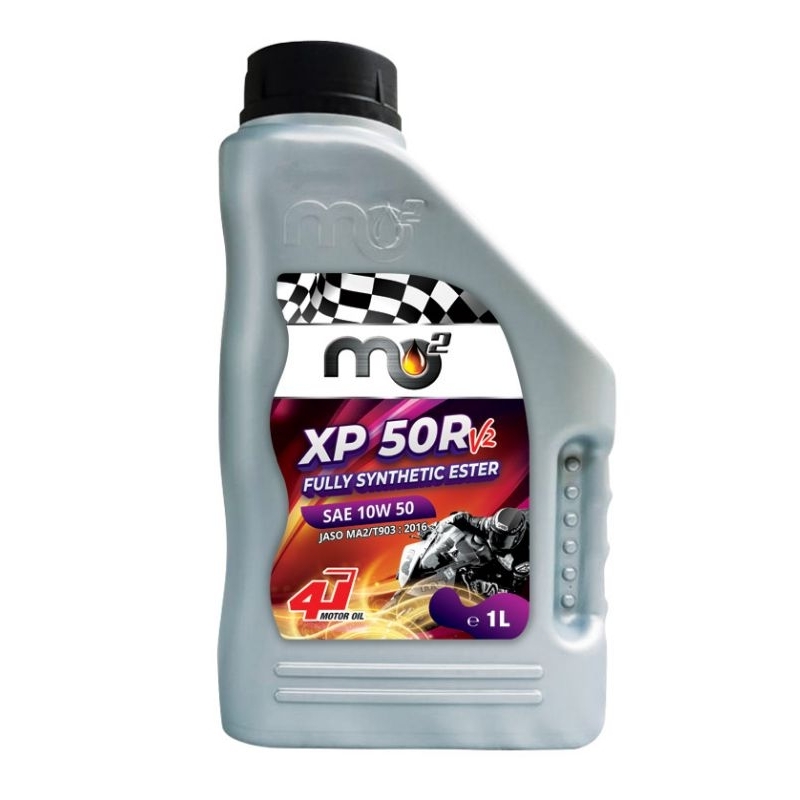MO2 XP50R V2 4T SAE 10W50 FULLY SYNTHETIC ESTER ENGINE OIL (1 LITRE ...