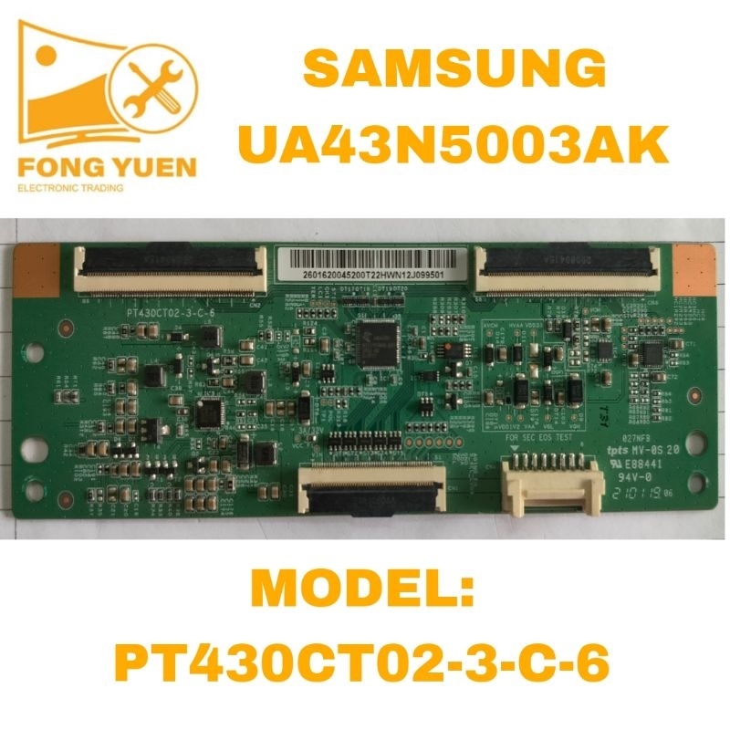 SAMSUNG TV TCON BOARD UA43N5003AK | Shopee Malaysia