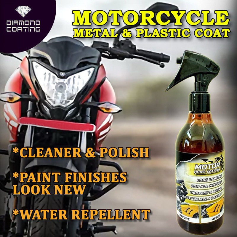 Diamond Coating【MOTOR QUICK COATING】Coverset Motorcycle Shine & Clean ...