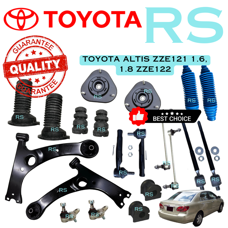 20 Item Combo Set FRONT Suspension Toyota Altis ZZE121 1.6, 1.8 ZZE122 ...