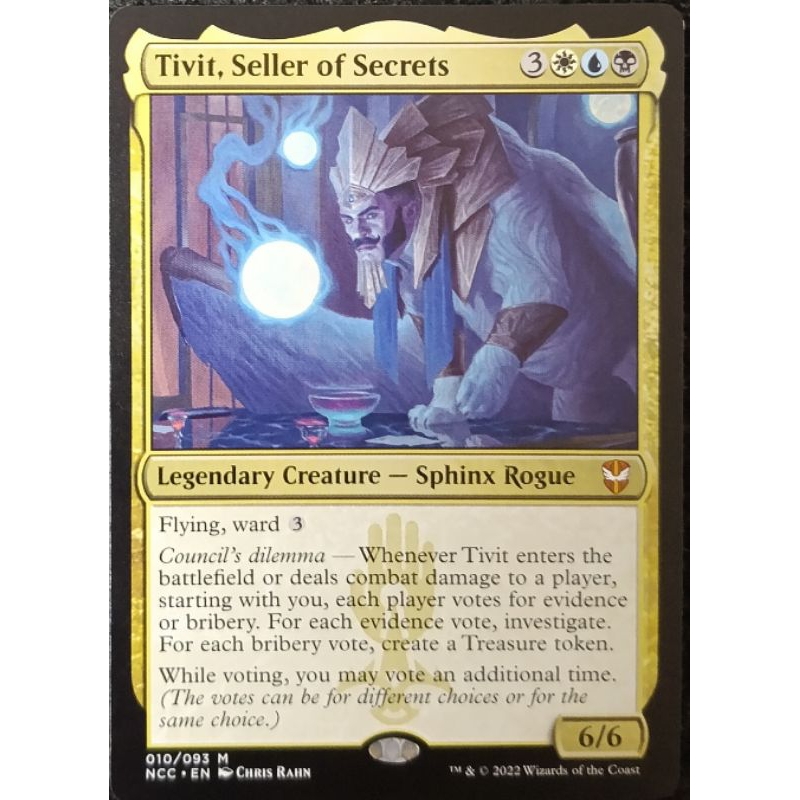 Magic The Gathering : Tivit, Seller of Secrets Mythic Rare Streets of ...