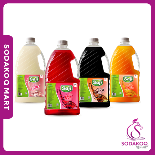SAJI Kordial Berperisa Laici / Oren / Ros / Sarsi (2L) | Shopee Malaysia