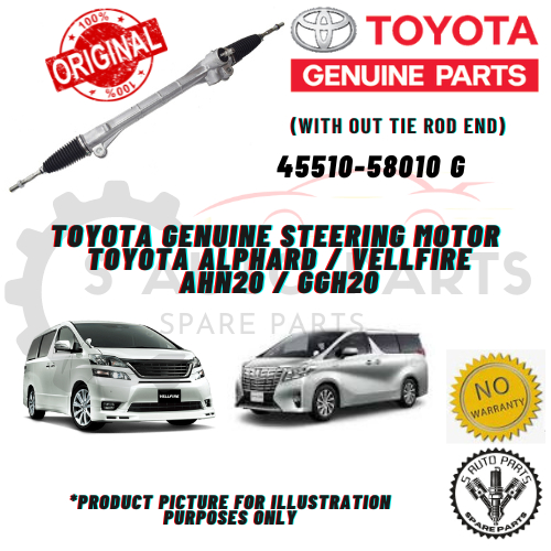 ALPHARD / VELLFIRE AHN20 / GGH20 POWER STEERING GEAR RACK -BRAND 100% ...