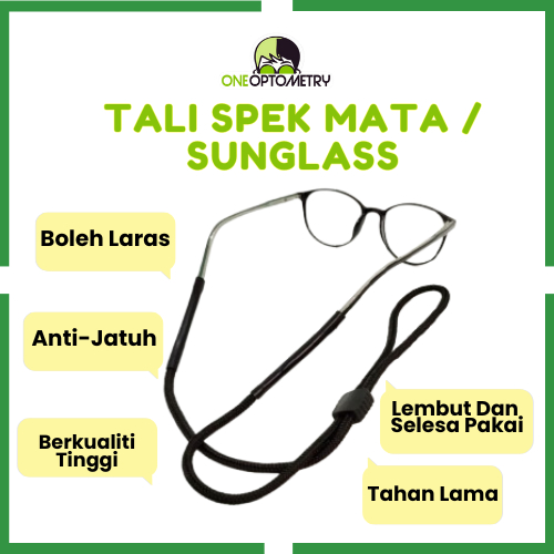 Eyeglasses Sport Band Adjustable Spectacle Strap Tali Cermin Mata Neck ...