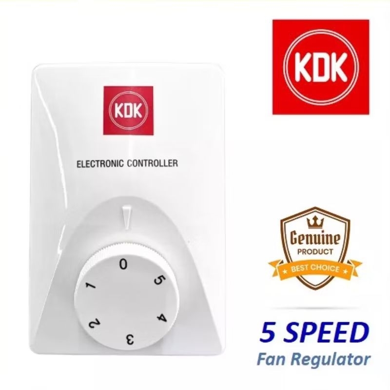 (Clear Stock) KDK Ceiling Fan Regulator 5 Speed Fan Control New Stock ...