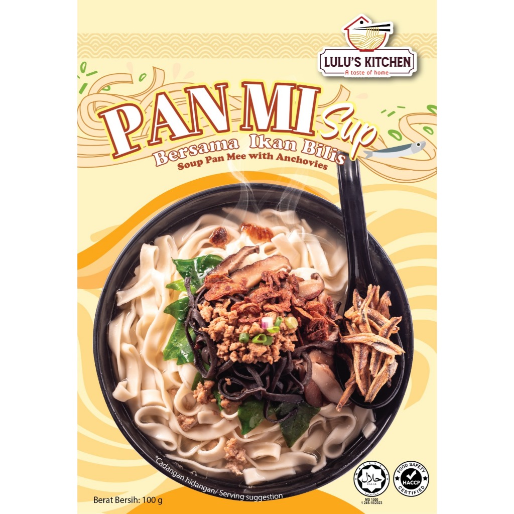 [HALAL] Soup Pan Mee (With Fried Anchovies) | Pan Mi Sup Bersama Ikan ...
