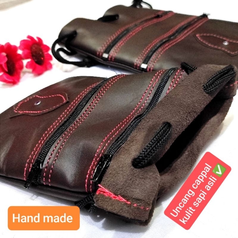 Uncang Kulit Asli uncang Sunnah uncang kulit Asli lembu Genuine leather ...