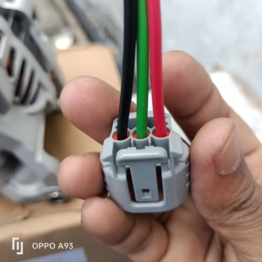 3 PIN WIRE HARNESS ALTERNATOR CONNECTOR SOCKET - NISSAN NAVARA D40 ...