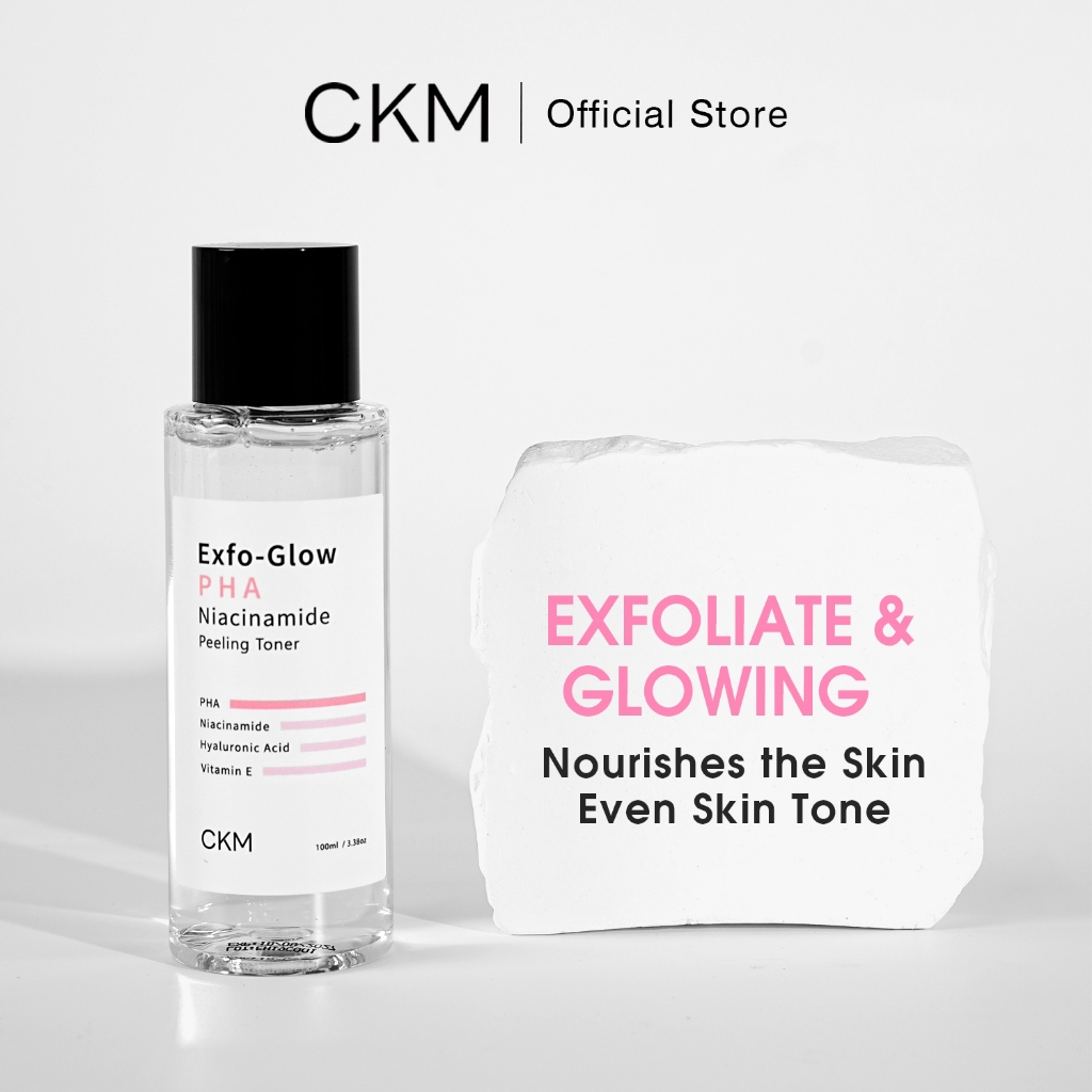 CKM Exfo-Glow PHA Niacinamide Peeling Toner Pore - Mild Exfoliation ...