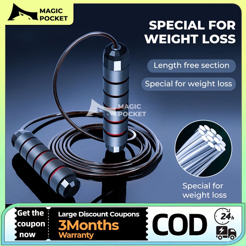 🔥New Flash In Stock🔥Wire Skipping Rope high quality weighted skipping ...