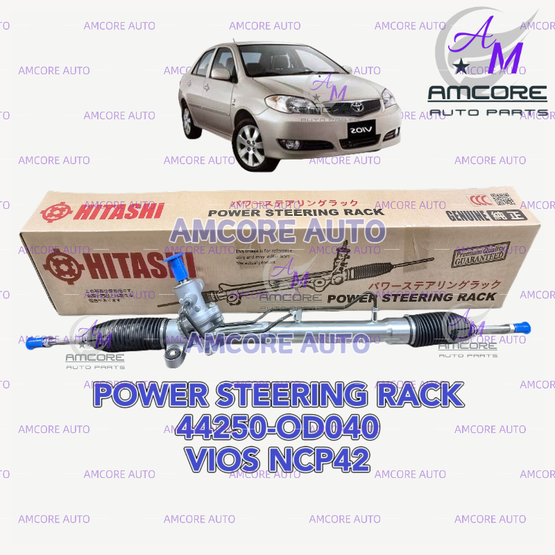 TOYOTA VIOS NCP42 - POWER STEERING RACK / STEERING GEAR / STRG RACK ...