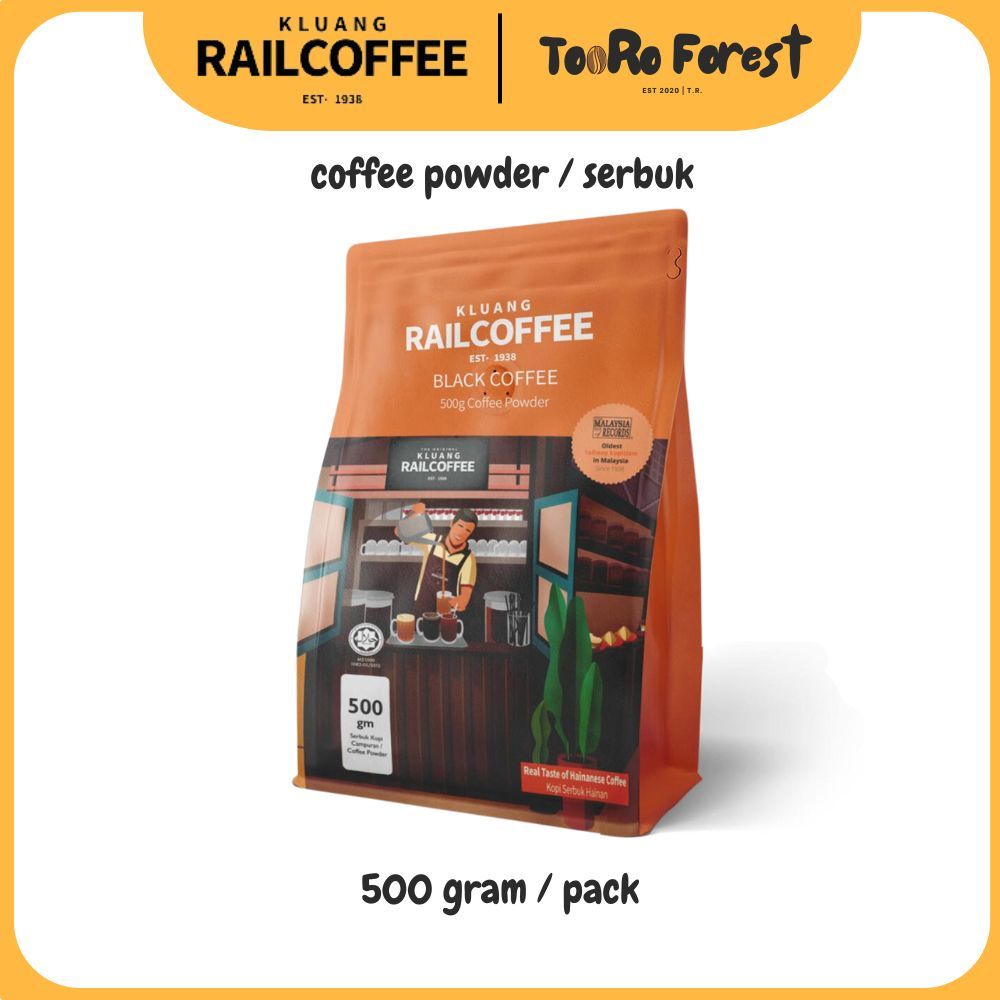 Kluang Rail Coffee 500gm Powder Serbuk Kopi Oldest Railway Kopitiam ...
