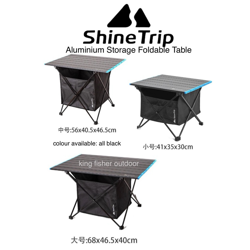 ShineTrip Aluminium Foldable Pinic Camping Table | Shopee Malaysia