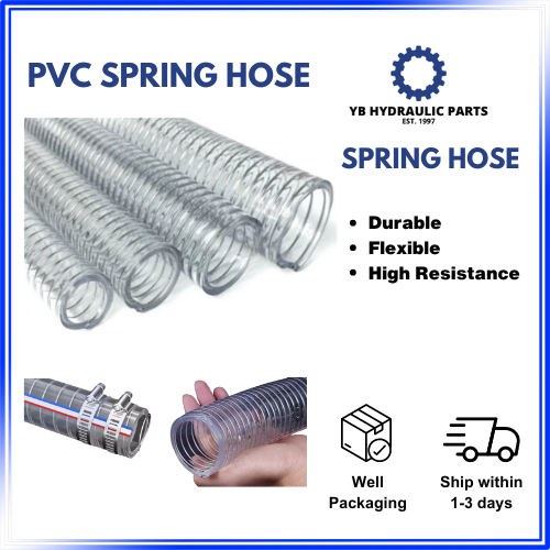 Heavy Duty PVC Wired Spring Hose Suction Hose (1",1 1/4", 1 1/2 ...