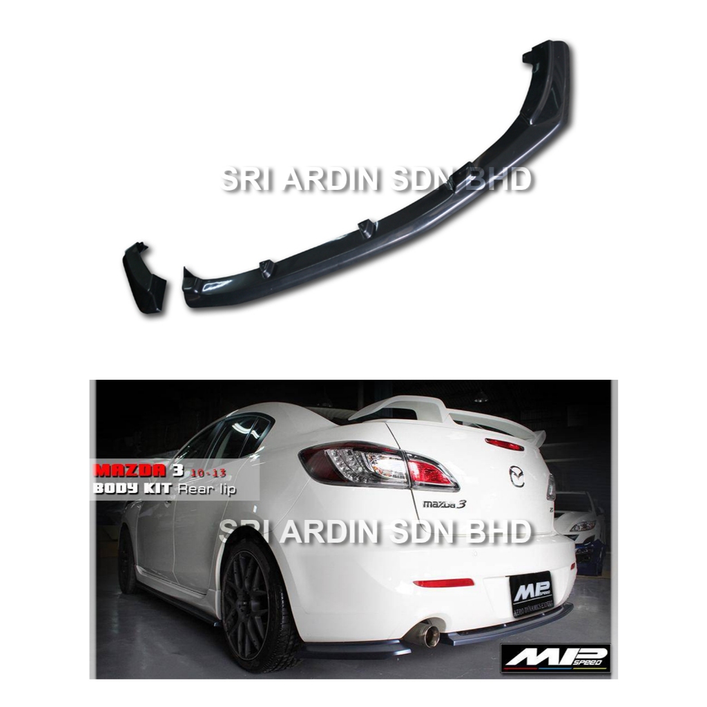 Mazda 3 BL 1.6 / 2.0 08-13 MP Style Rear Lips | Shopee Malaysia