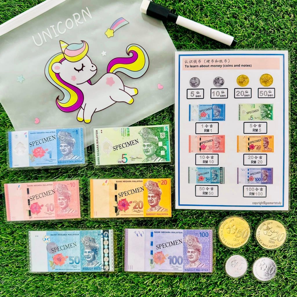 ( READY STOCK) Banknotes Learning Money Kits ·钱币学习配套 | Shopee Malaysia