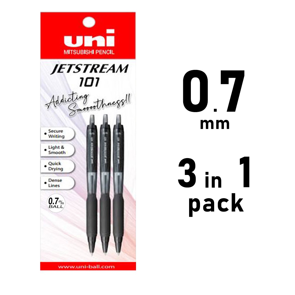 UNICORN | PEN | UNI JETSTREAM 101 ( 0.7mm - Rollerball pen ) ( 3 in 1 ...