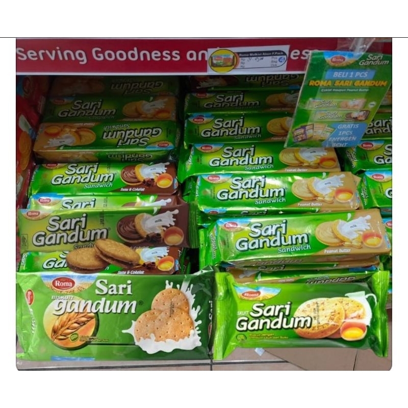 Roma Biskuit Sari Gandum Berbagai Varian Rasa. | Shopee Malaysia